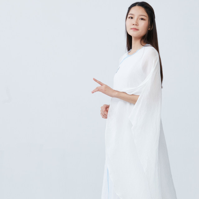 Ciyuan original Chinese style elegant Zen dance service host clothing ...