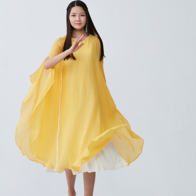 Ciyuan original Chinese style elegant Zen dance service host clothing ...