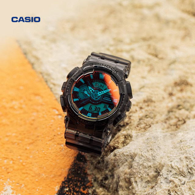 Casio flagship store beach colorful series translucent gradient ...