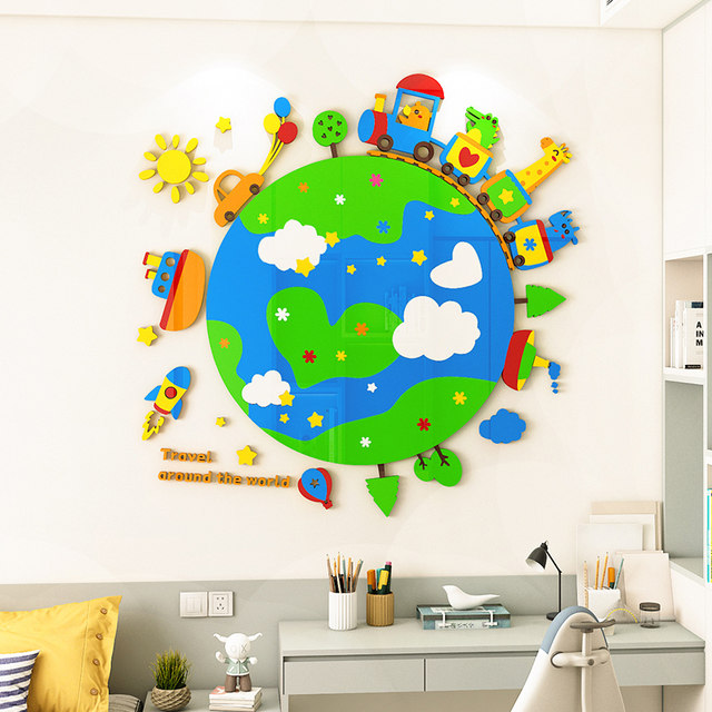 Kindergarten Environmental Creation Materials Theme Classroom Wall ...
