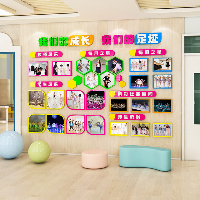 Dance Classroom Layout Background Wall Decoration Creative Art Training ...