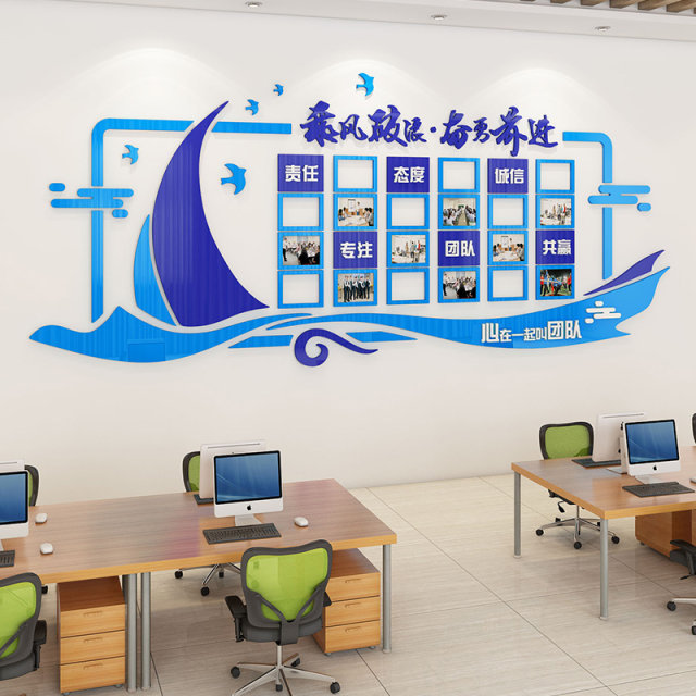Employee Profile Photo Display Wall, Company Corporate Culture Wall ...