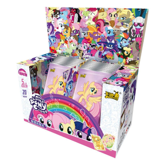 A full box of My Little Pony cards in the card game Rainbow Pack 3rd ...