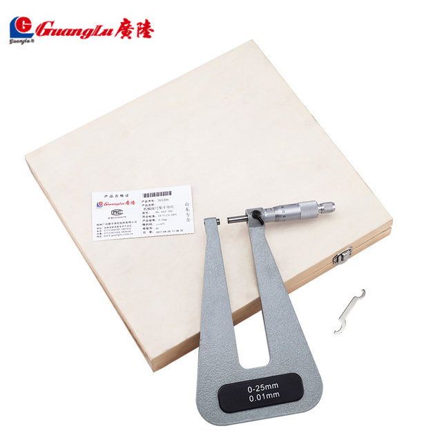 Guanglu deep bow frame micrometer 0-25mm deep span micrometer ...