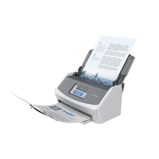 Fujitsu IX1600/iX1400 scanner a4 color document contract invoice batch ...