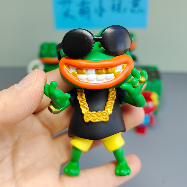 Sad Frog Krypton Gold Player Series Blind Box Pepe Lonely Frog Doll ...