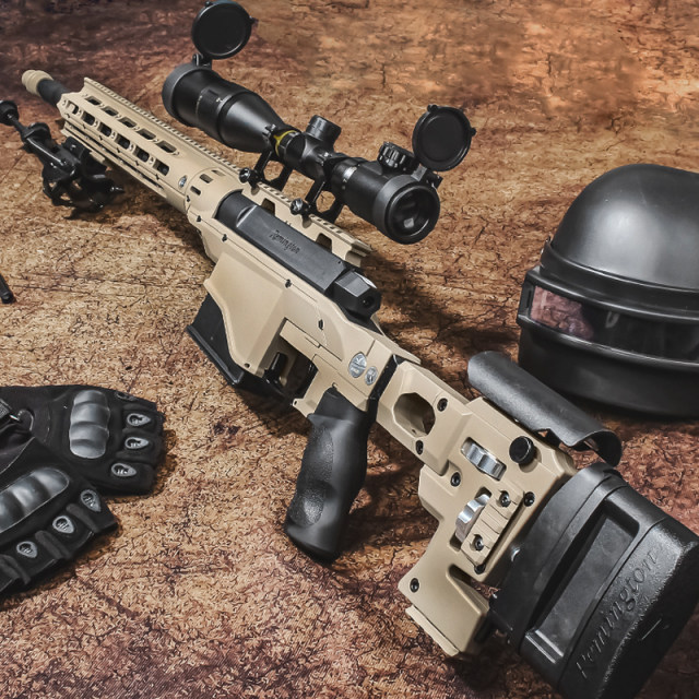 Jethawk MSR sniper rifle nylon simulation AWM shell-throwing soft ...