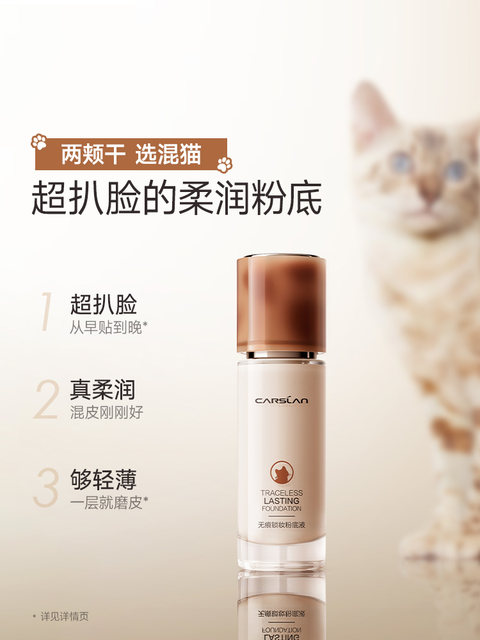 Kazilan Little Mixed Cat Cat Liquid Concealer Black Magnetic Powder Loose Powder