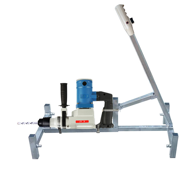 Electric hammer bracket horizontal folding telescopic rack impact ...