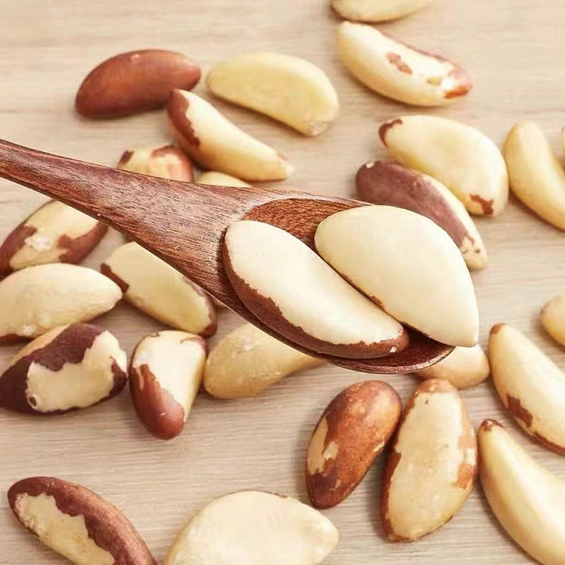 New Large-Grained Abalone Nuts Original Flavor No Additives Raw Brazil ...