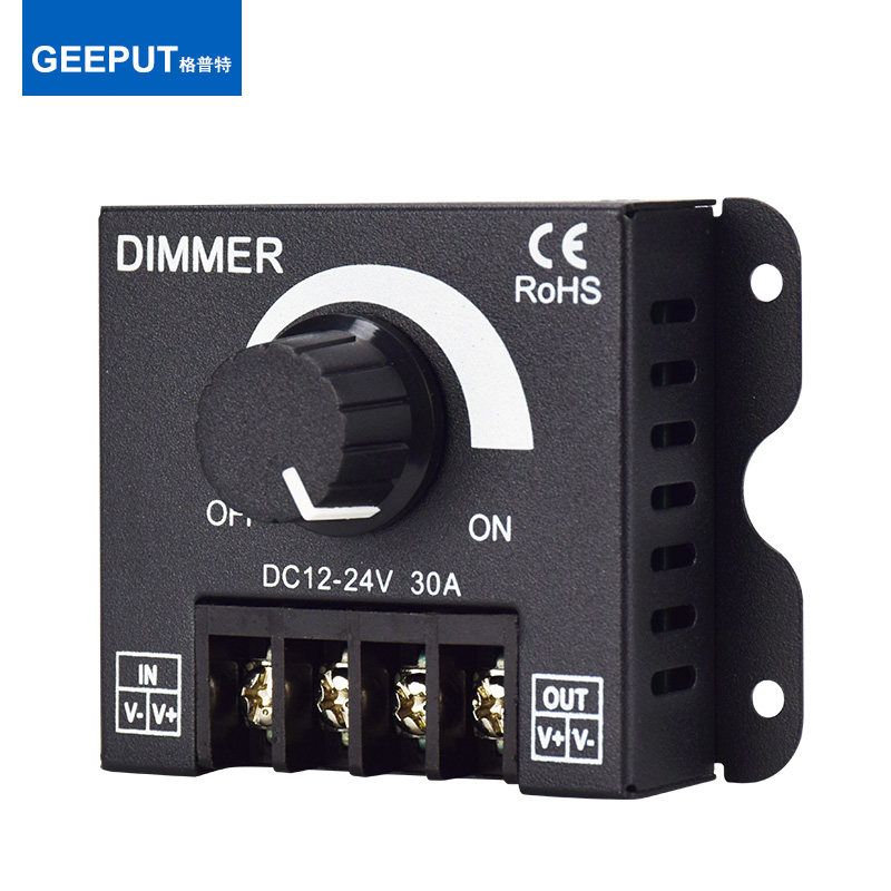 LED Dimmer Knob Control for Stepless Brightness Adjustment - DC12V-24V ...
