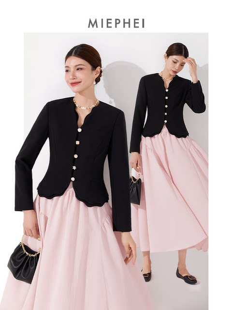 Mei Fei suit outer set female 2024 new spring and autumn temperament ...