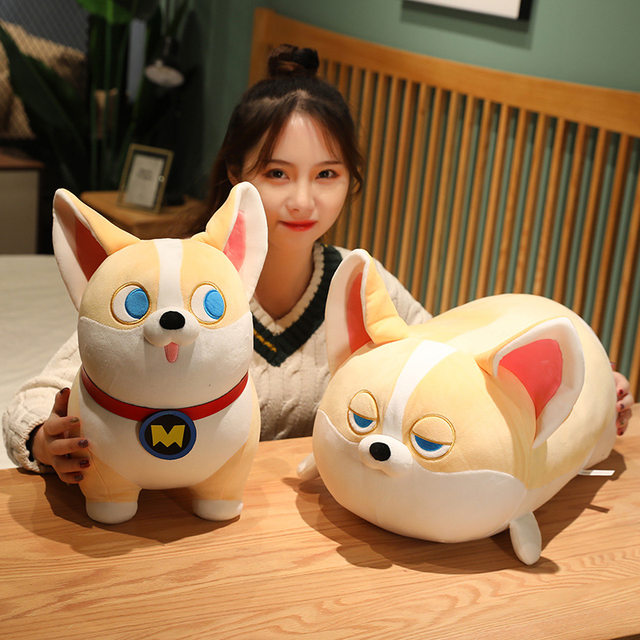 Flying Dog Moco Toy Doll Cute Corgi Plush Red Rag Doll Simulation Doll ...