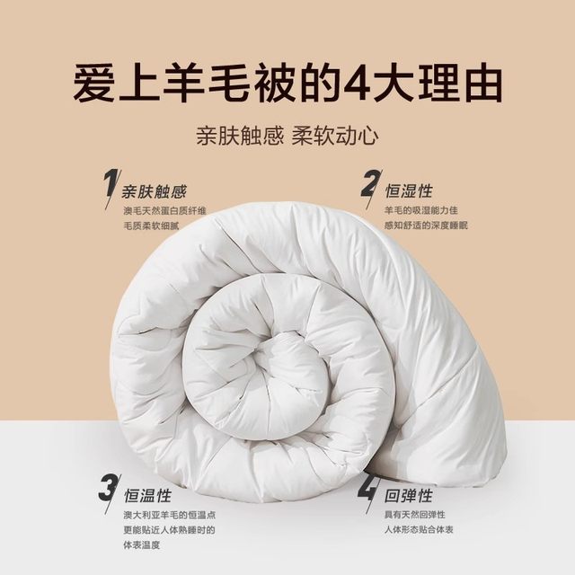 Luolai Family Textiles Australia's 100%pure wool is thickened by winter ...