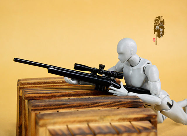 1:12 mini firearm weapon model AK47 assault rifle 98k sniper gun AWP6 ...