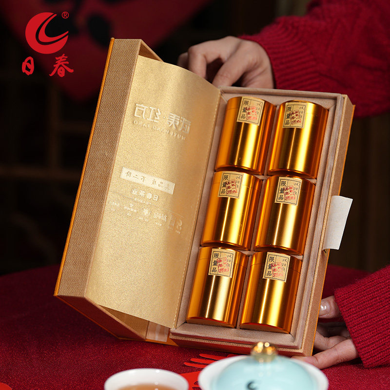 Richun tea wuyi red square rock tea Канела Подаръчна кутия 50g