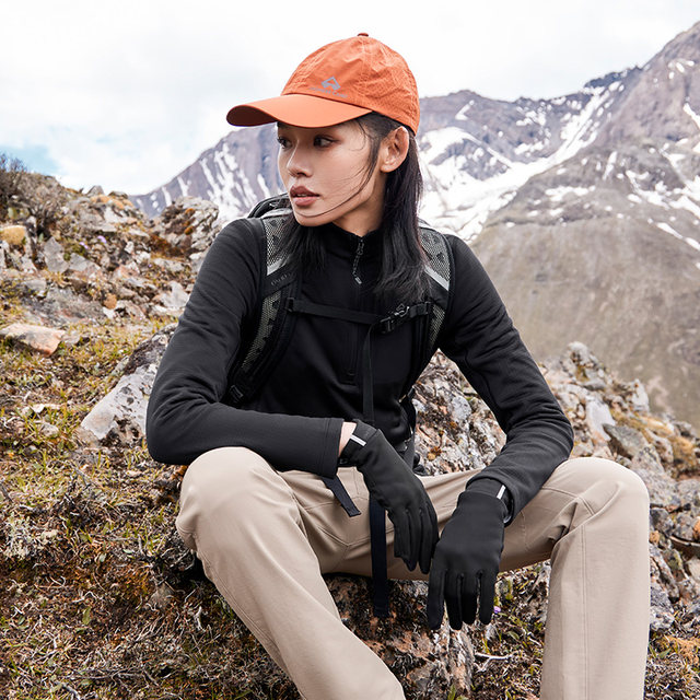 Pathfinder lightweight half-zip fleece men's 2024 autumn new warm ...