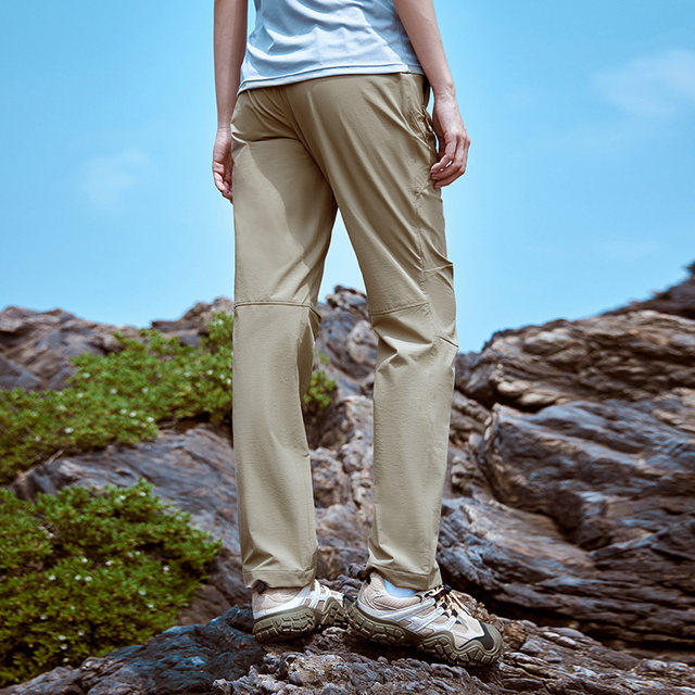 Pathfinder quick-drying pants for women summer outdoor elastic splash ...