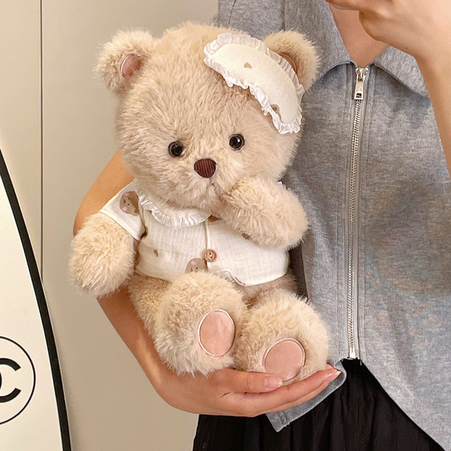 Little Bear Doll Plush Toy Girl Sleeping Pillow Rag Doll Hug Bear ...