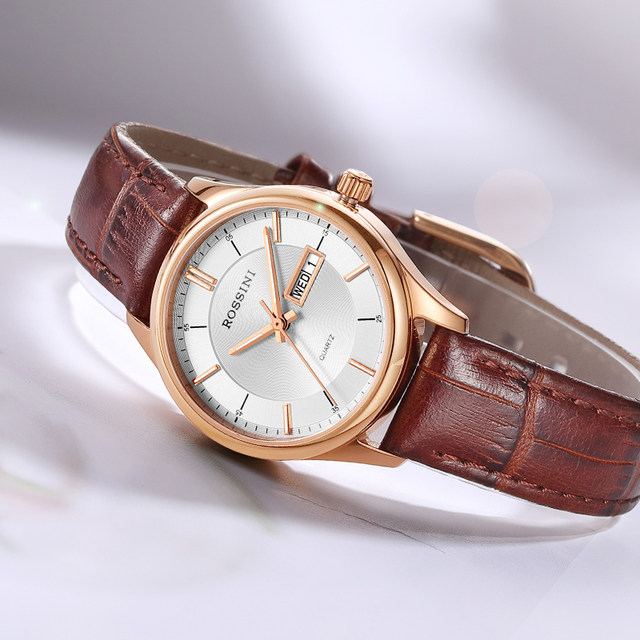 Rossini watch female student quartz watch brand genuine retro simple ...