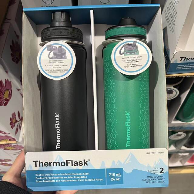 Costco purchases thermoflask stainless steel sports outdoor water cup ...