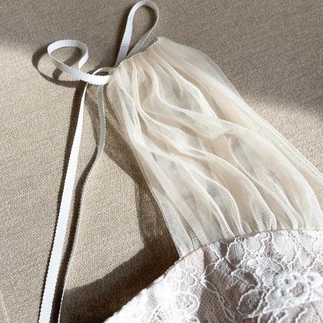 Lace inner wear charm French pure sexy custom lace top for women