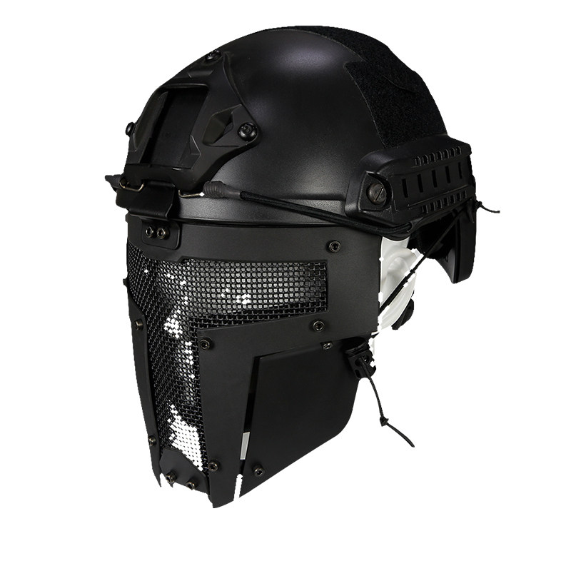 Topeng Pelindung Wajah Penuh Wzjp - Helm Taktis Gaya Prajurit/Spartan