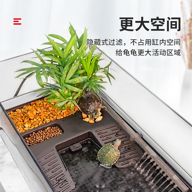 Turtle tank special ecological tank villa Brazilian turtle large-scale ...