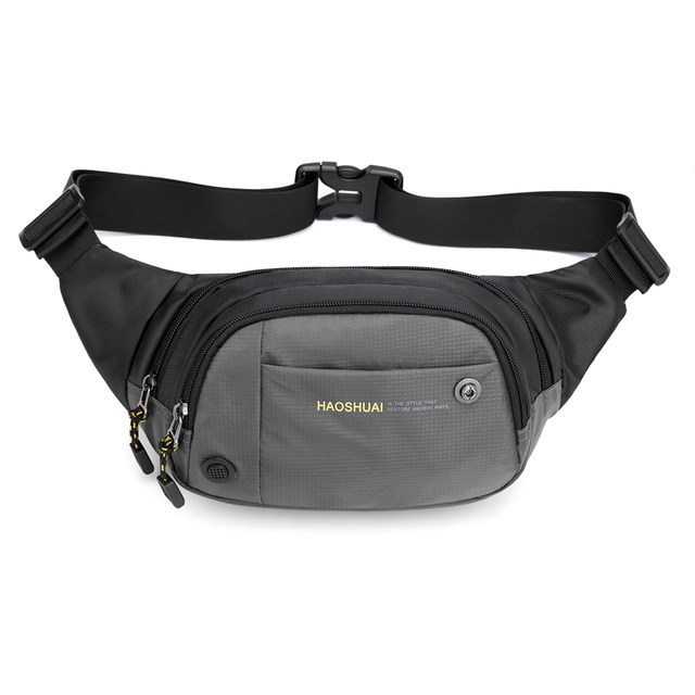 Multifunctional waist bag chest bag large capacity men's and women's ...