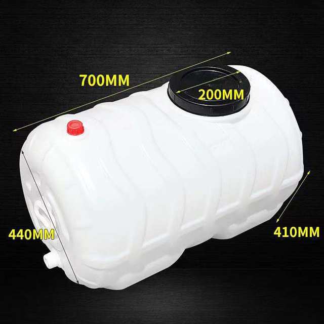 Thickened 100L plastic barrel horizontal barrel food grade water ...