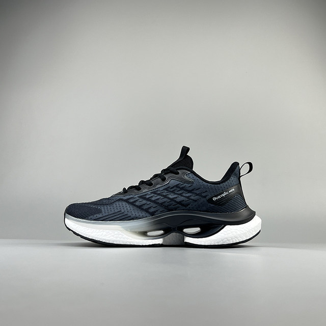 Export foreign trade men's Putian thick-soled casual sports shoes popcorn soft sole lightweight ...