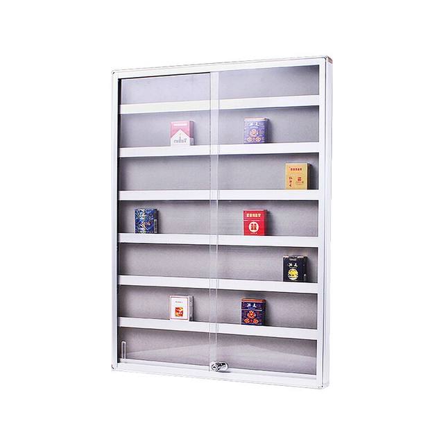 Cigarette rack cigarette cabinet with door and lock wall-mounted ...