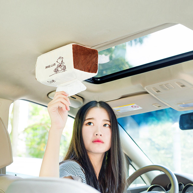 Creative car tissue box car sunroof hanging car tissue box hanging sun ...