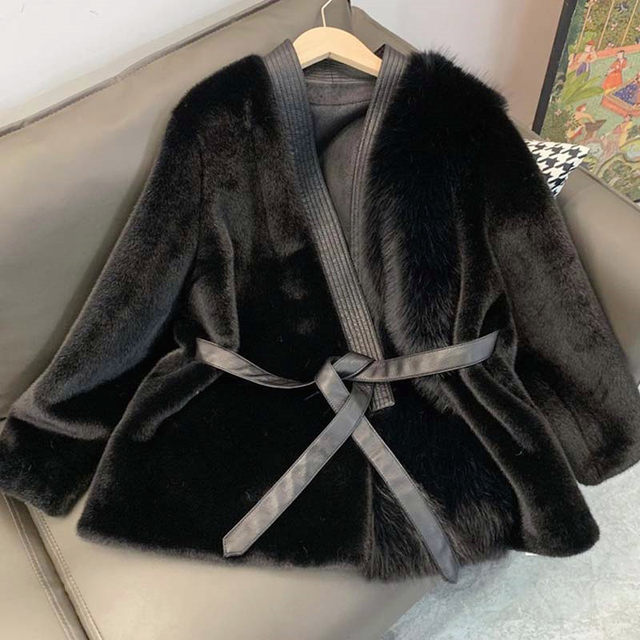 High-end imitation mink European mink fur for women 2025 winter mink ...