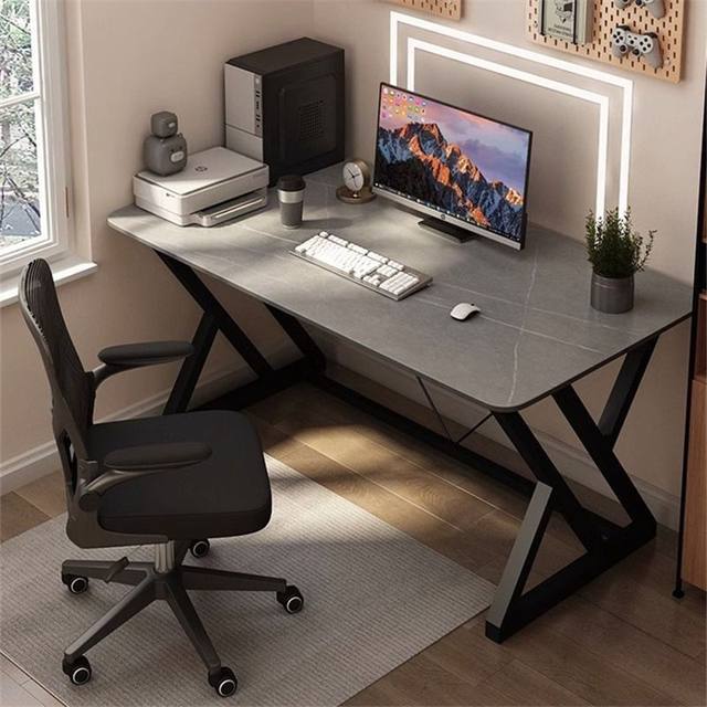 Custom desk legs iron table leg shelf dining table rock plate solid ...