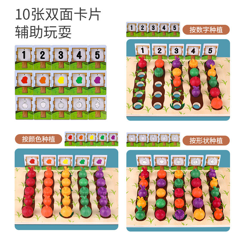 Color Recognition Cognitive Teaching Aid for Montessori Early Education