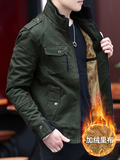 Men's Canvas Jacket, New Autumn and Winter Collection, Pure Cotton Coat ...