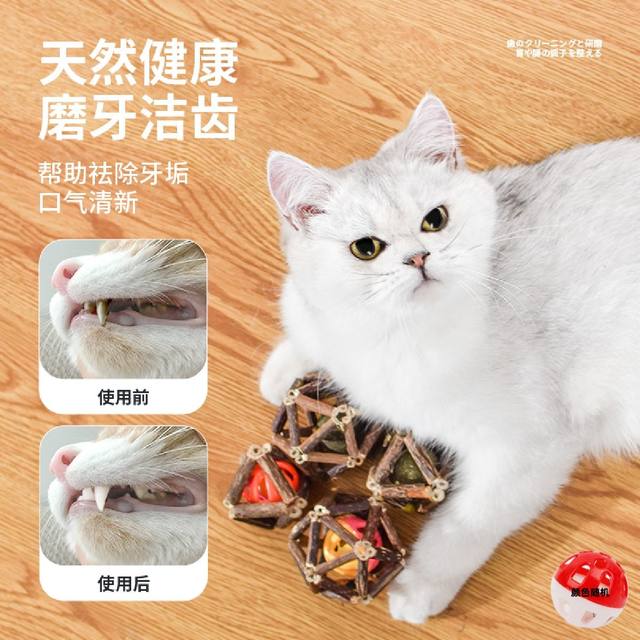 Cat Mint Ball Teething Stick Mu Tian Polygonum Cat Mint Exquisite Ball ...