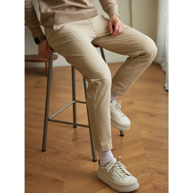 ILOX men's American pants men's pure cotton casual pants 2024 new ...