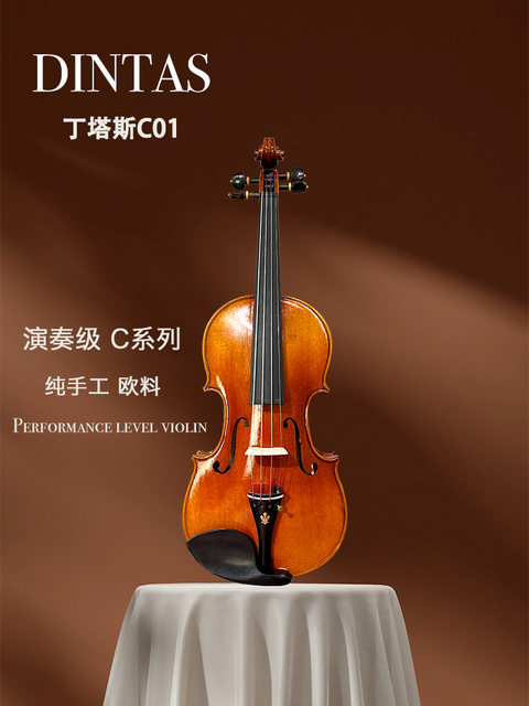 Dintas C01 handmade European tiger pattern violin imported material ...