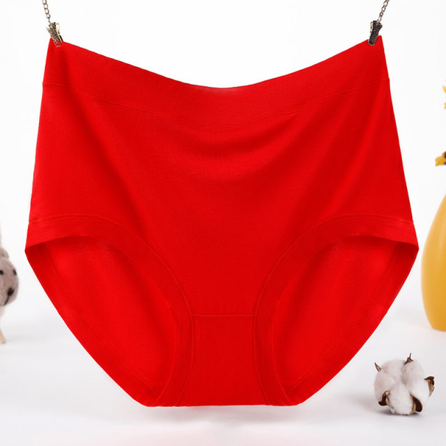 2-4 pairs of modal cotton briefs for women high-waisted bamboo fiber ...