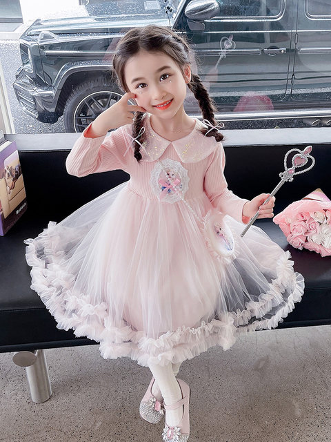 Girls Princess Aisha dress 2025 spring dress new style skirt little ...
