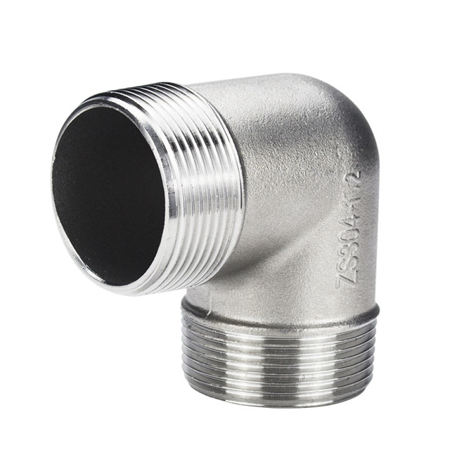 304 stainless steel 90 degree external thread elbow/external thread ...