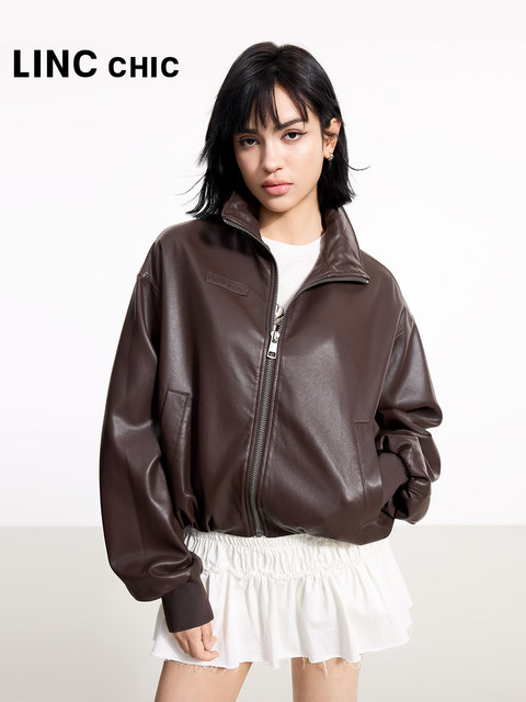 Lincchic Jin Yujie 2025 Spring New Bubbles Loose Scholarship Jacket ...