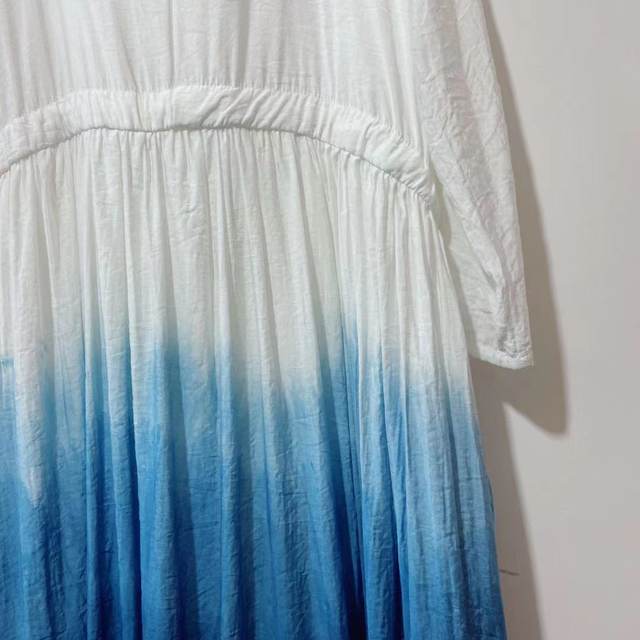 Yiche tie-dye original design handmade plant blue dyeing artistic ...