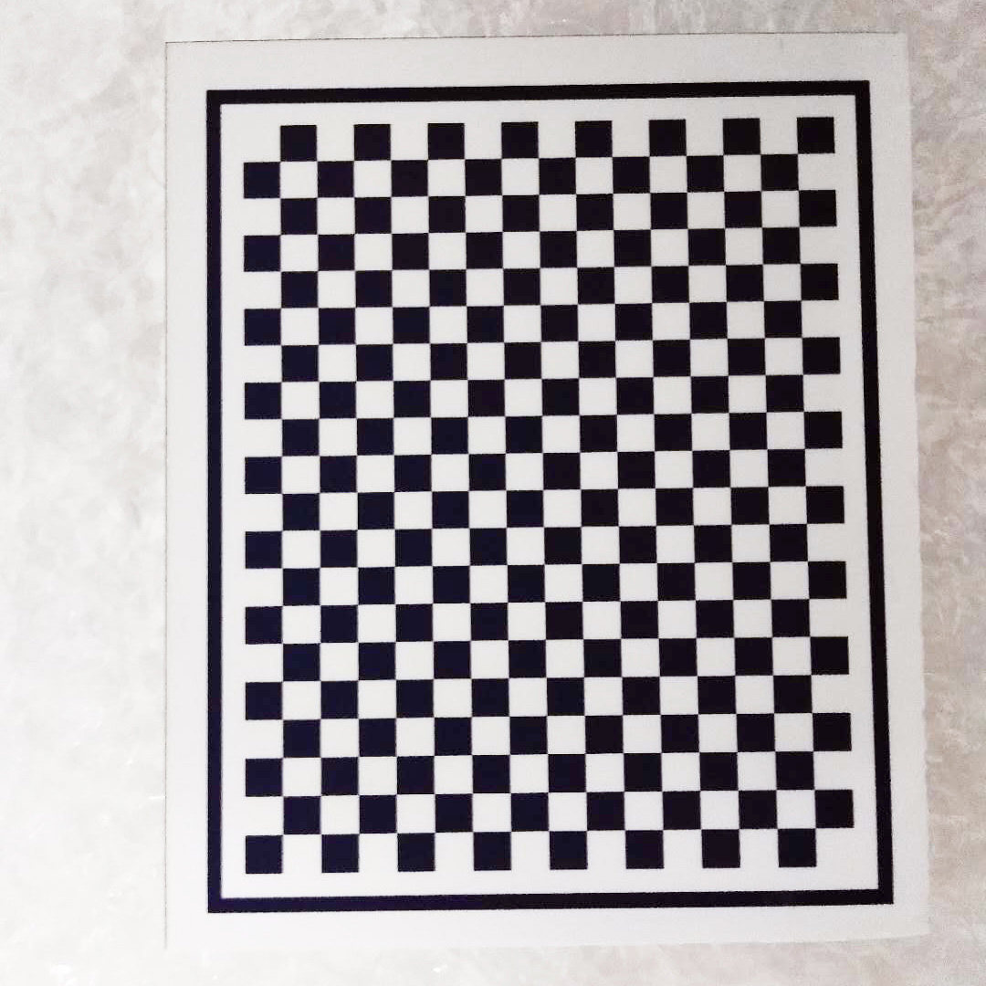 Calibration Board Opencv - Ceramic Checkerboard Plate