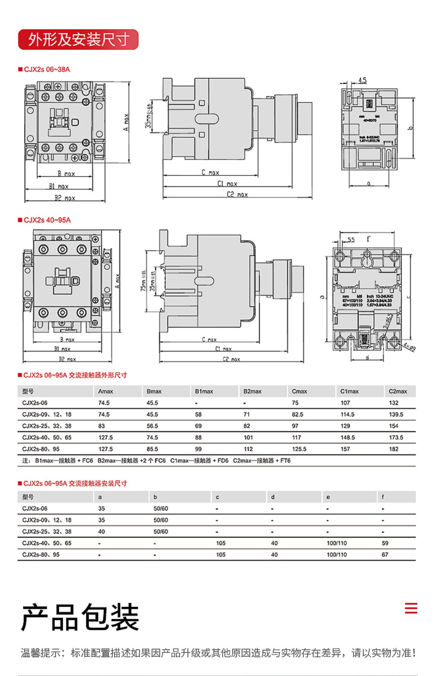 Delixi AC contactor CJX2S-0910/1210/1801/2511/40/65/220V three-phase 380V