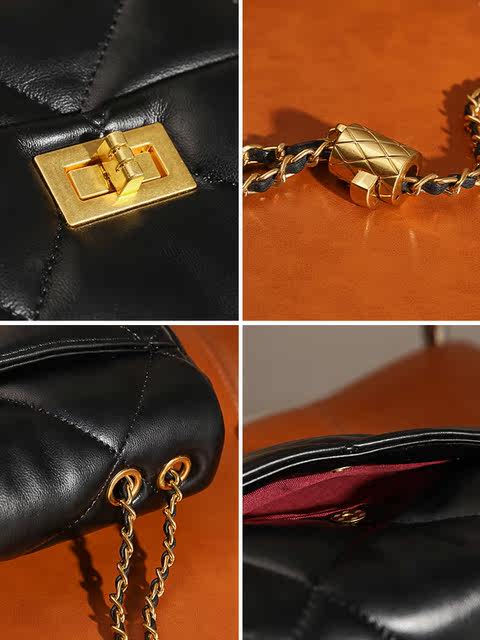 Xiaoxiang style diamond chain bag 2025 spring and summer new soft ...