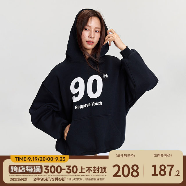 RAPPEYE American heavyweight trendy brand spring and autumn couple ...