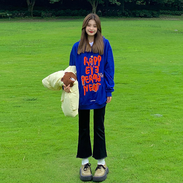 RAPPEYE hooded hooded men's and women's national fashion couple Klein ...